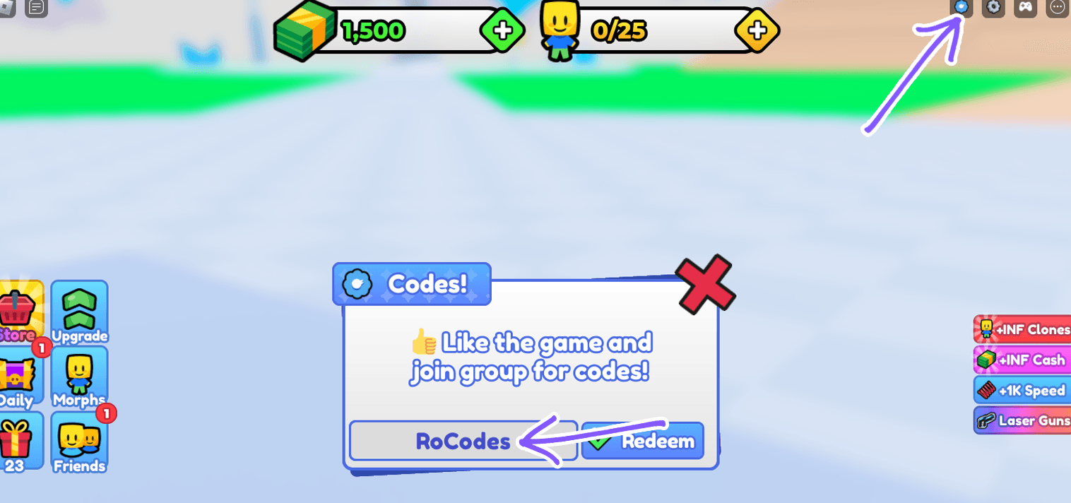 Clone Simulator Codes (December 2025) - RoCodes